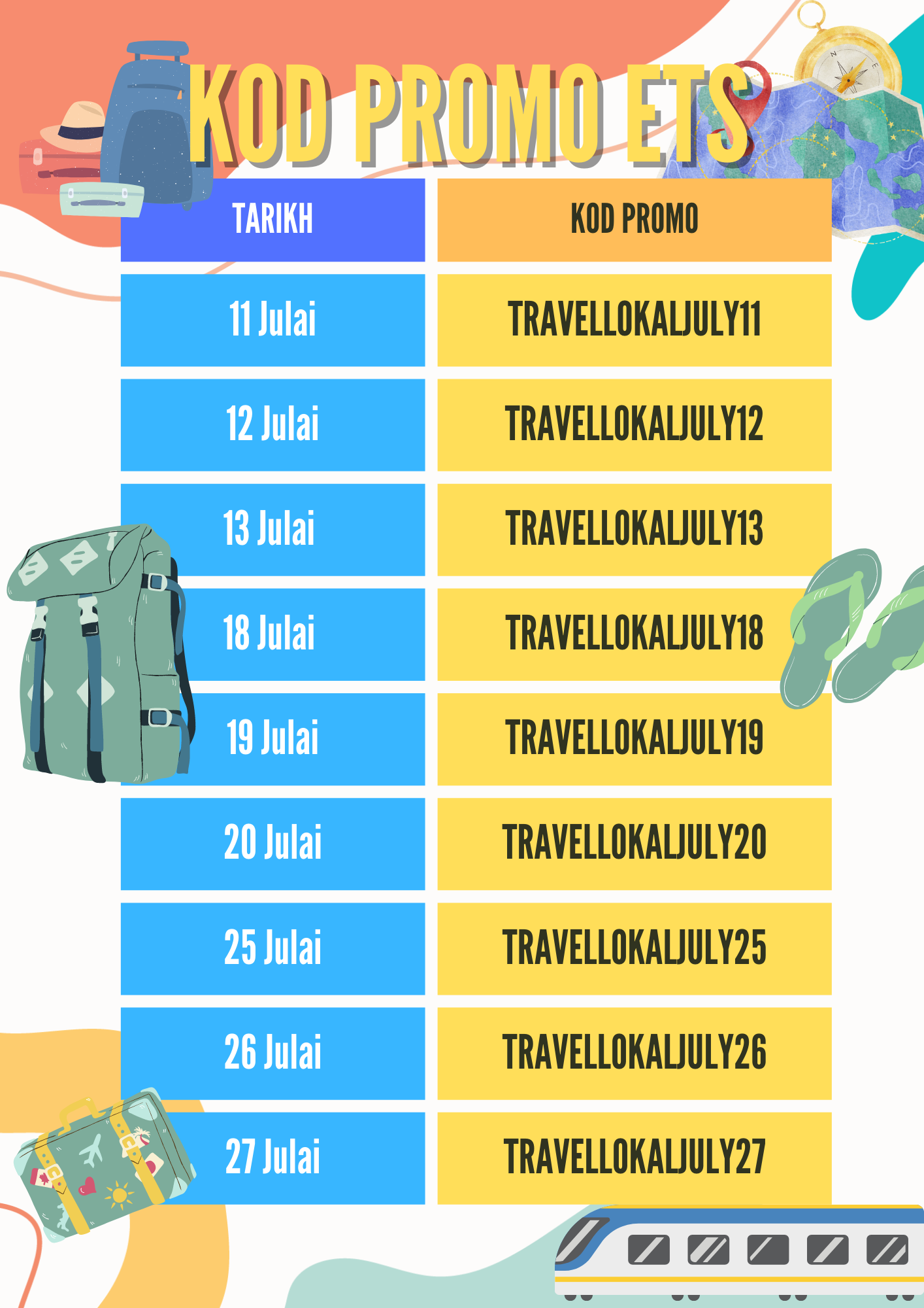 KTMB tawar 50 peratus diskaun ETS sepanjang Julai – Kepochi